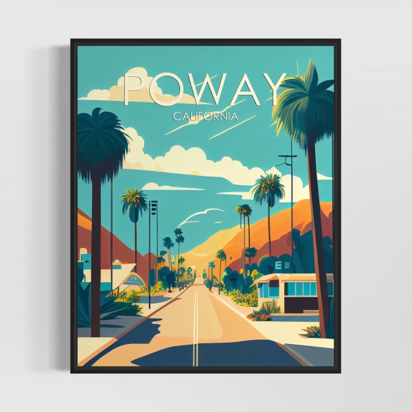 Poway Art Print - Etsy