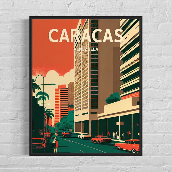 Vintage Venezuela Poster - Etsy