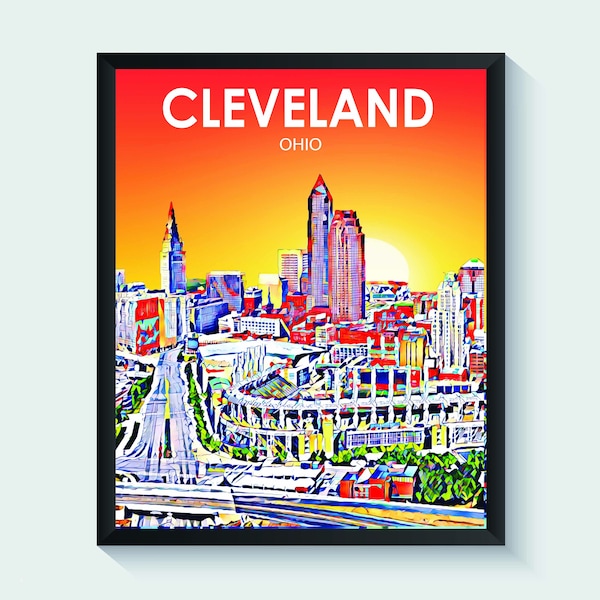 Cleveland Wall Art - Etsy
