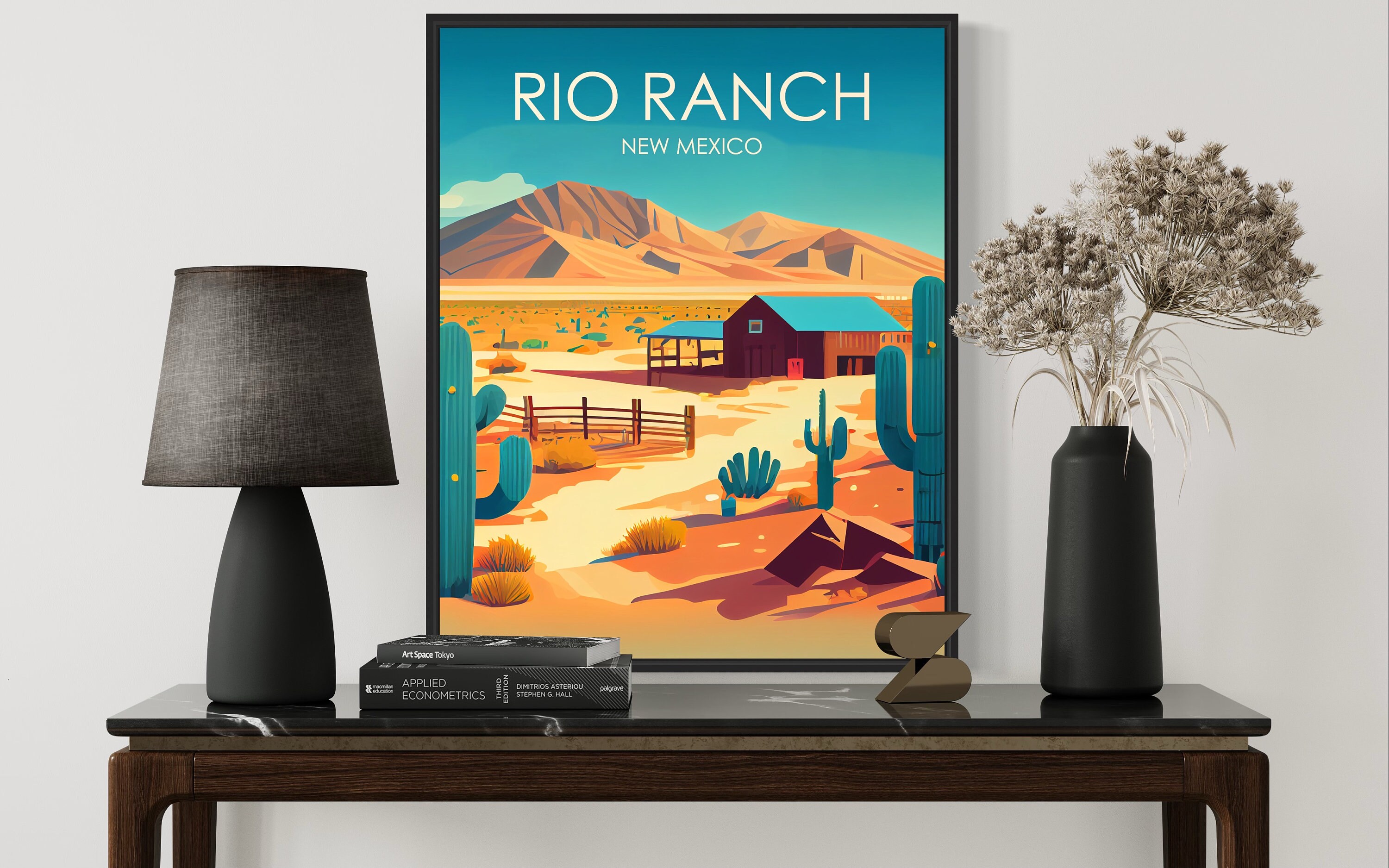 Rio Ranch NM Retro Art Print Rio Ranch Wall Art Illustration - Etsy