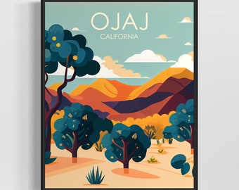 Ojai Valley Poster - Etsy