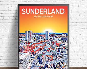 Sunderland Uk Art - Etsy