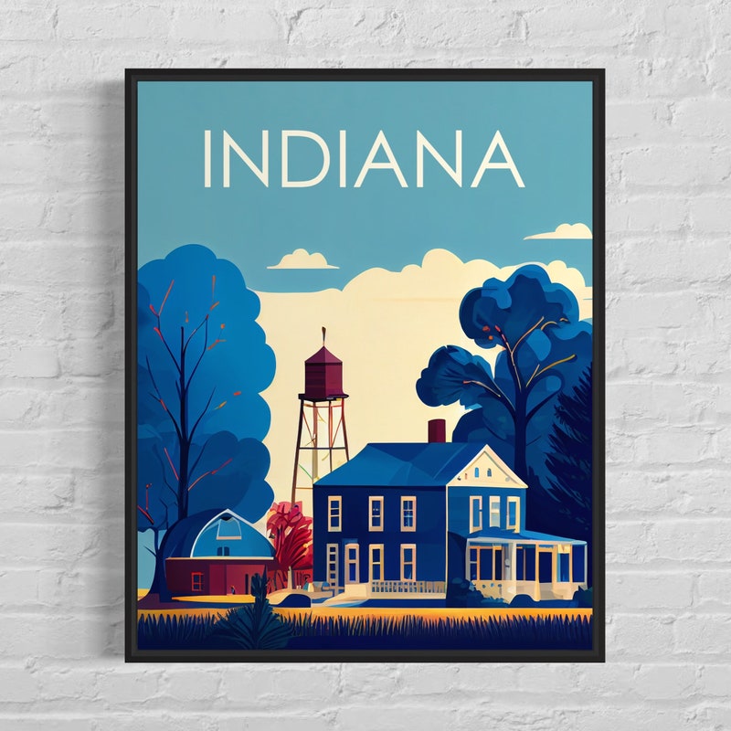 Indiana Art - Etsy