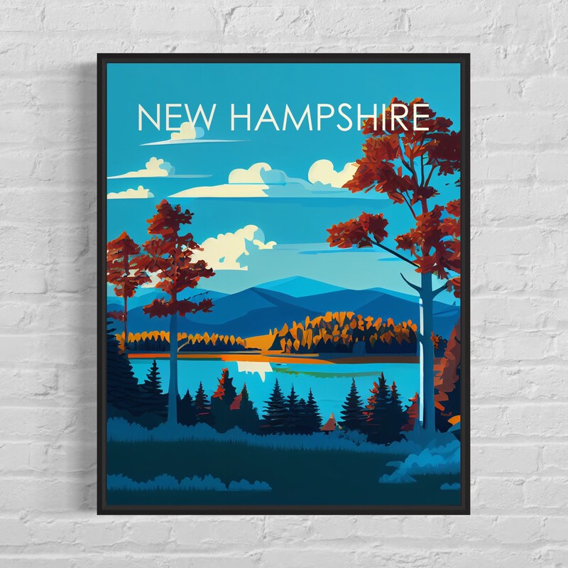 New Hampshire Art - Etsy