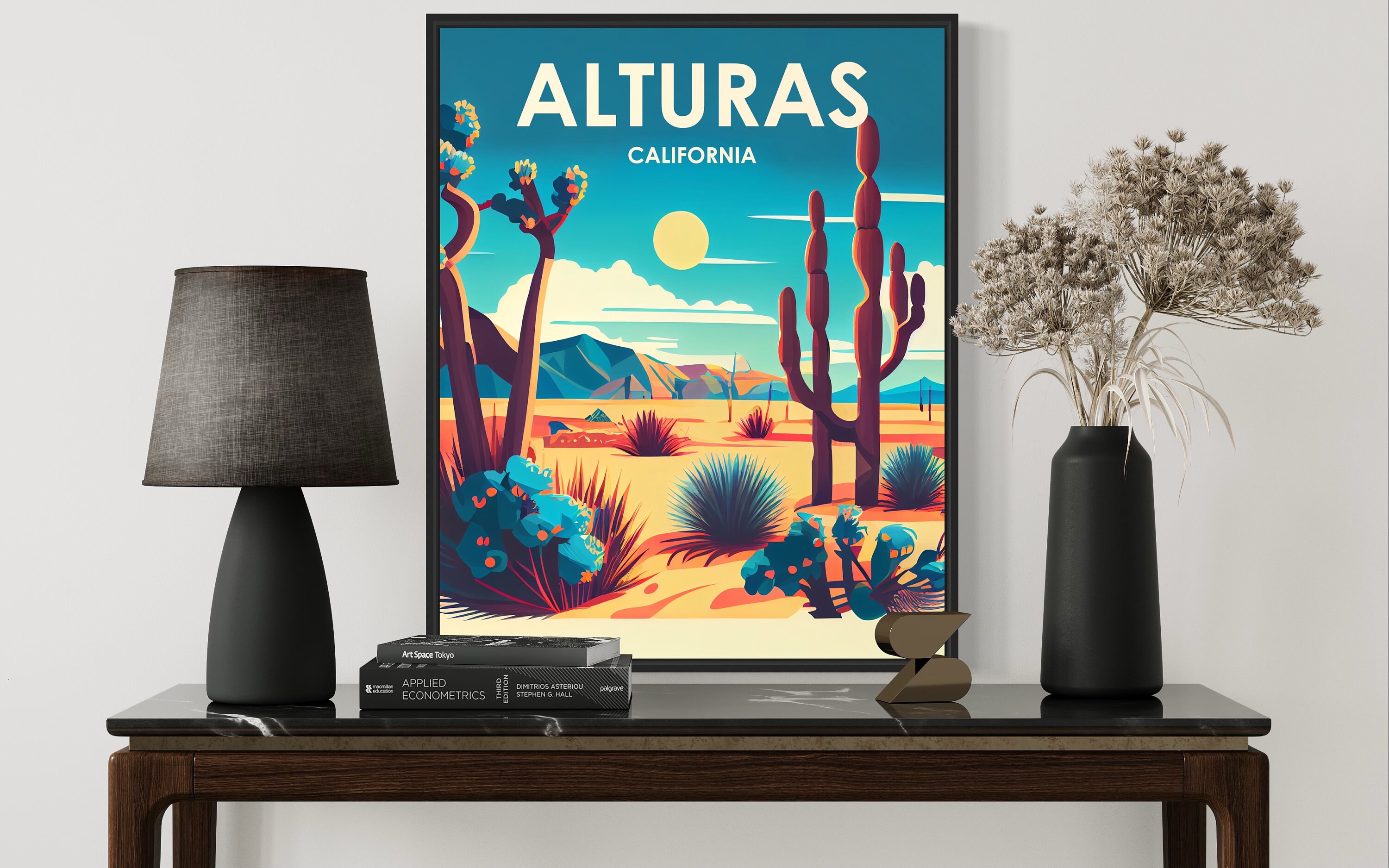 Alturas California Retro Art Print Alturas Island Wall Art - Etsy