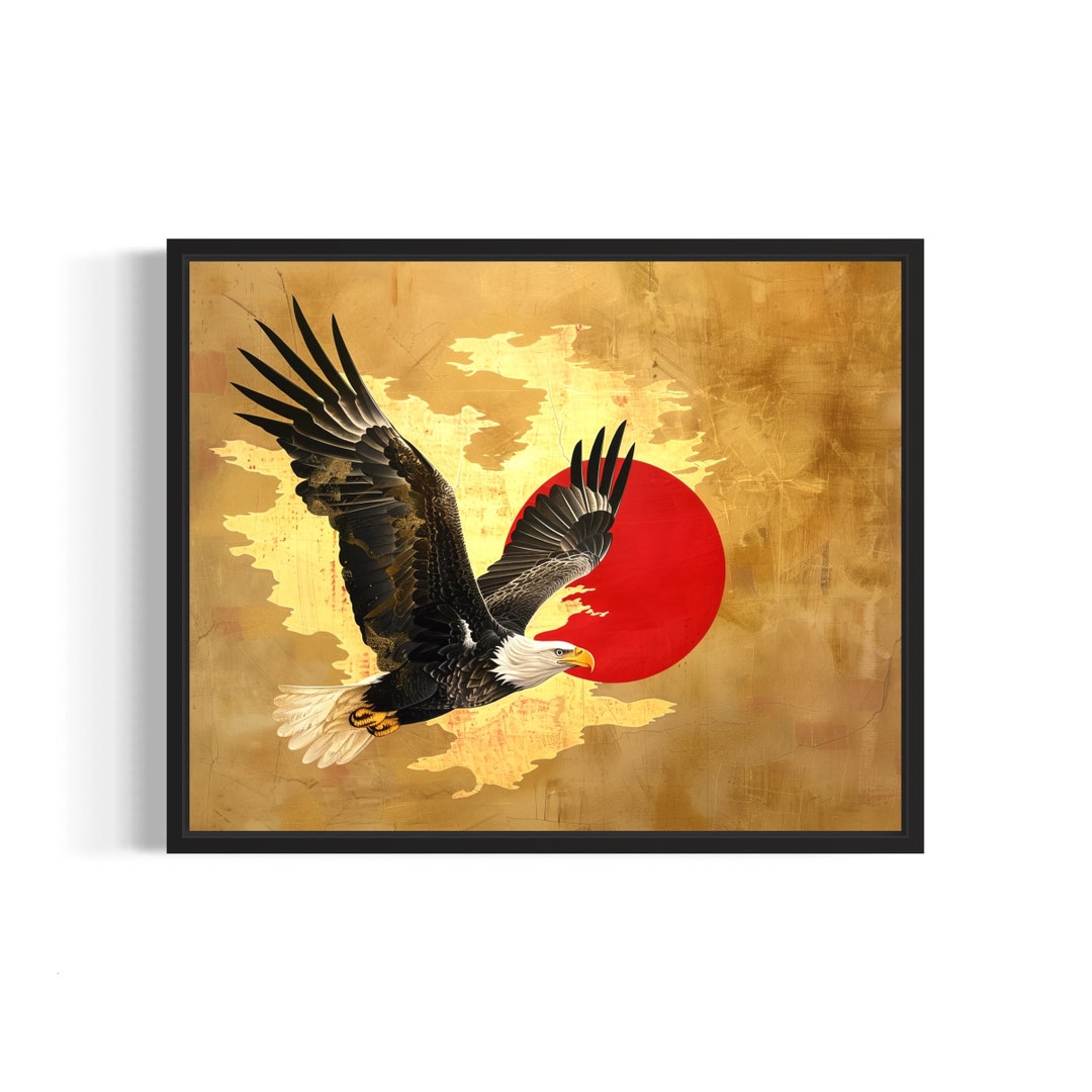 Bald Eagle Poster Art Print, Wall Art Decoration Artwork - Etsy