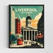 Liverpool Map Print Minimalistic Wall Art Poster City Maps - Etsy