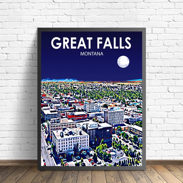 Great Falls Montana - Etsy
