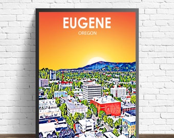 Eugene Oregon Art - Etsy
