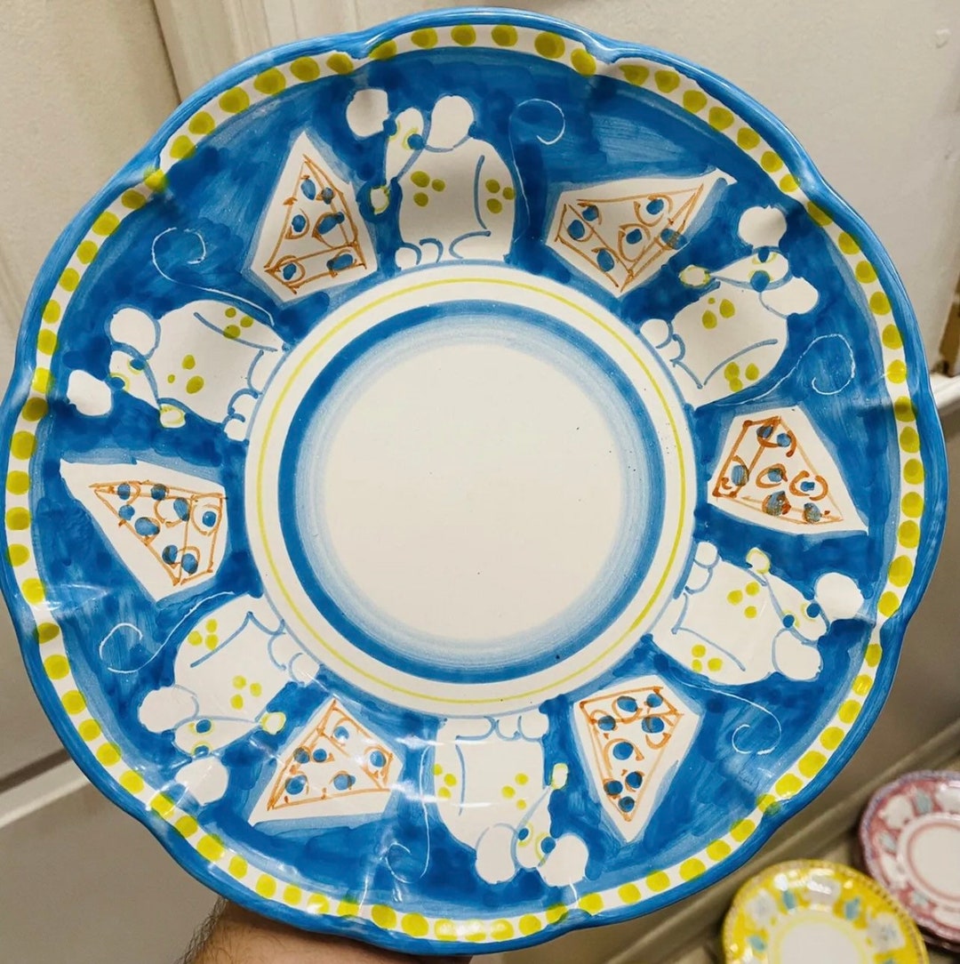 Vietri Sul Mare Campagna Pattern 9 Pasta Plate - Etsy