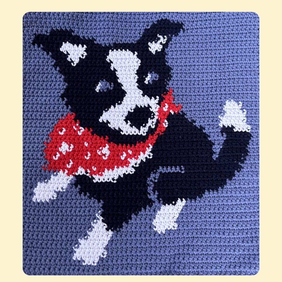 Collie Crochet Tapestry PDF Pattern - Etsy