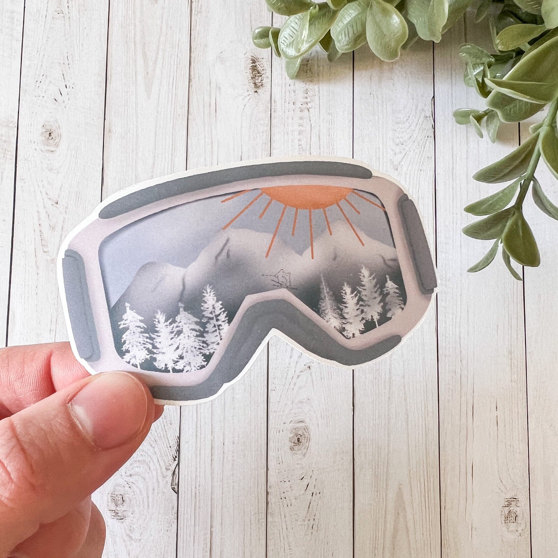 Skiing Sticker | Sticker for Ski Helmet | Outdoors Sticker | Sticker ...