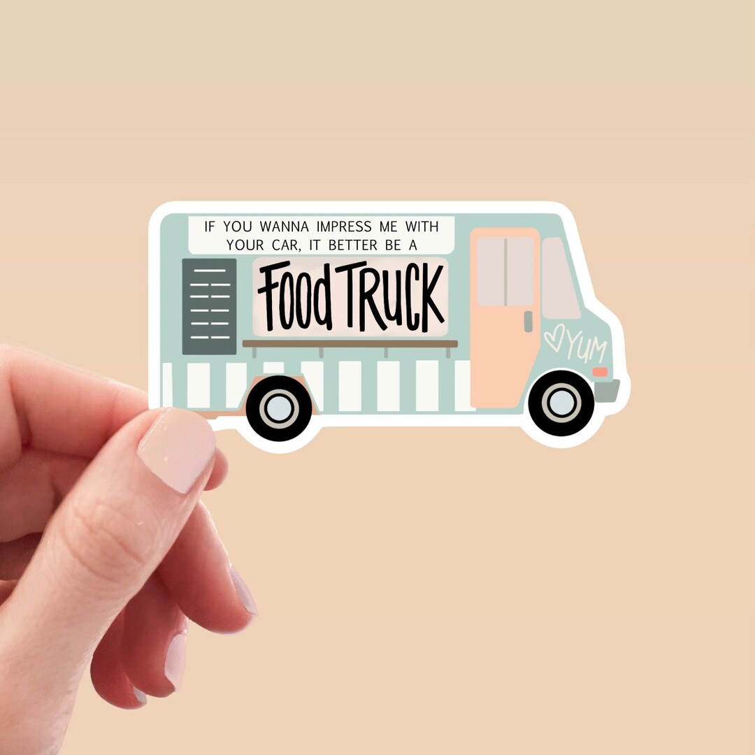 Food Truck Sticker, Funny Stickers - Etsy
