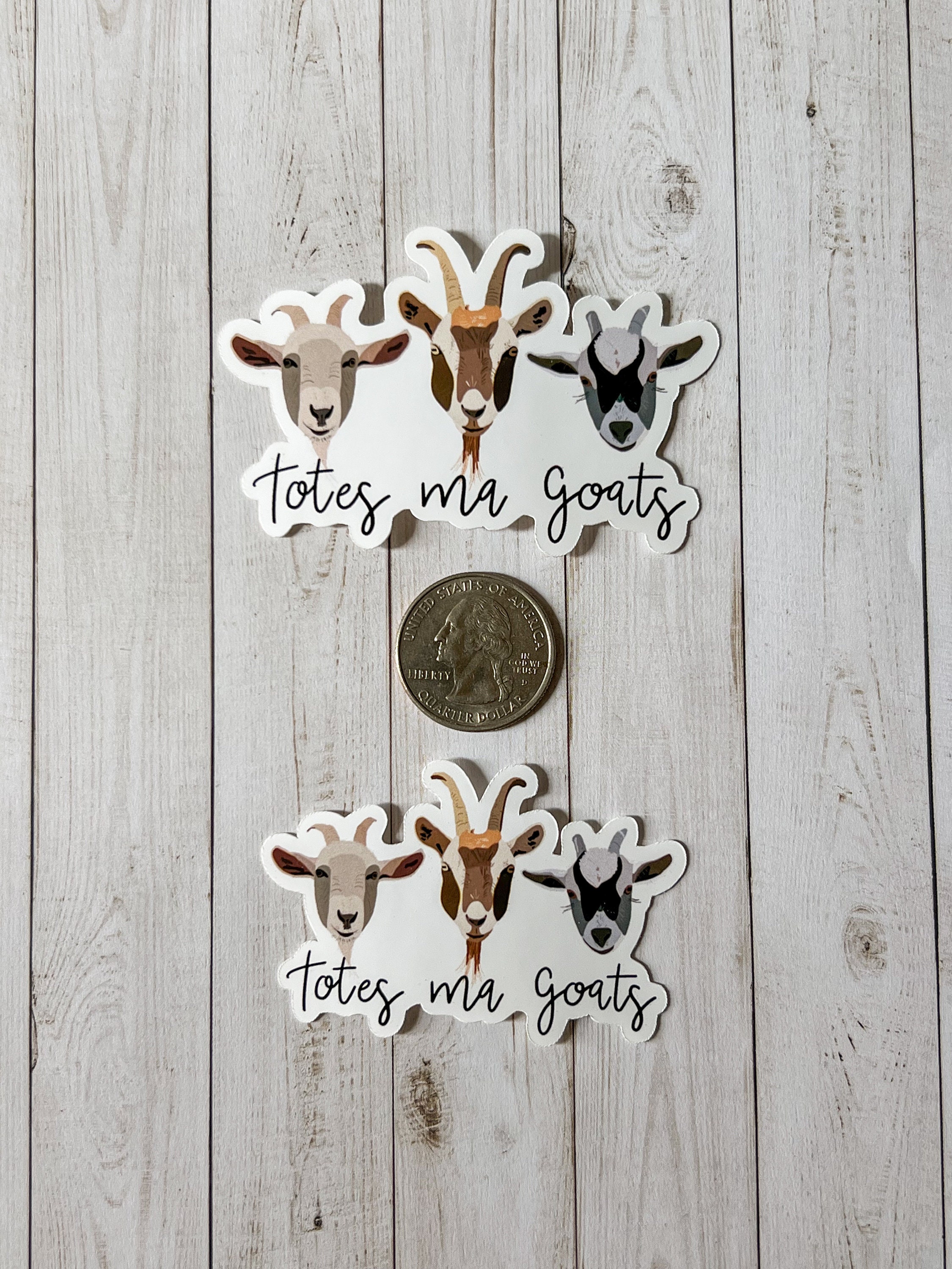 Totes Ma Goats Sticker, Funny Goat Decal - Etsy