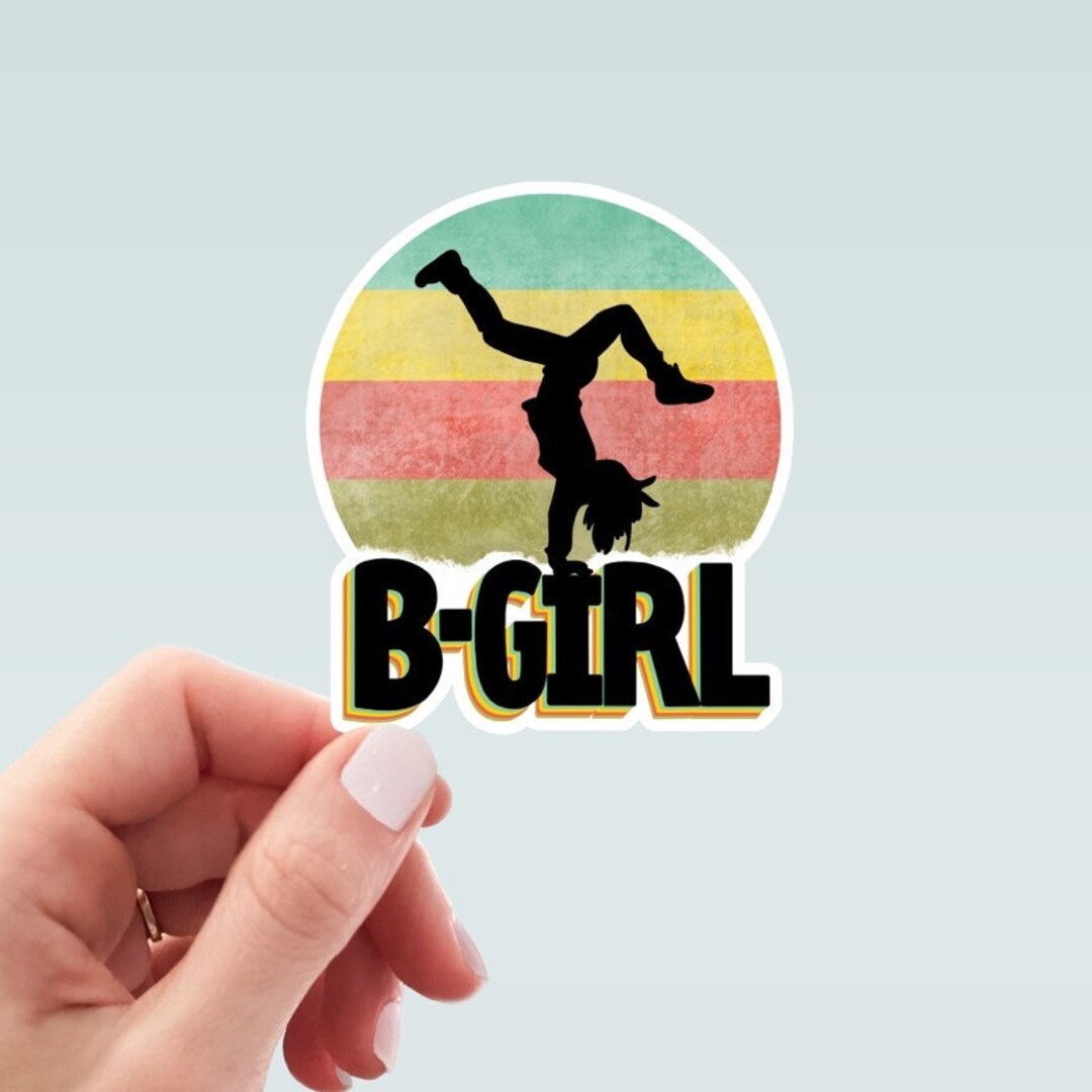 Breakdance Sticker for Dancer Gift for Hip Hop Lover Decal for Laptop Sticker for Water Bottle ...