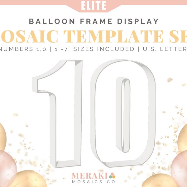 Number Centerpiece - Etsy