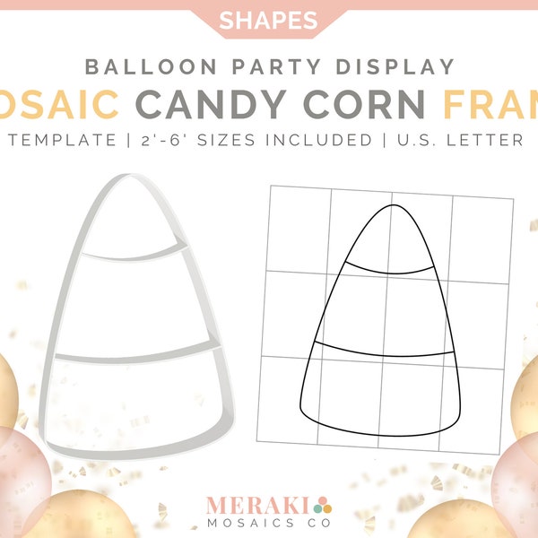 Candy Corn Template - Etsy