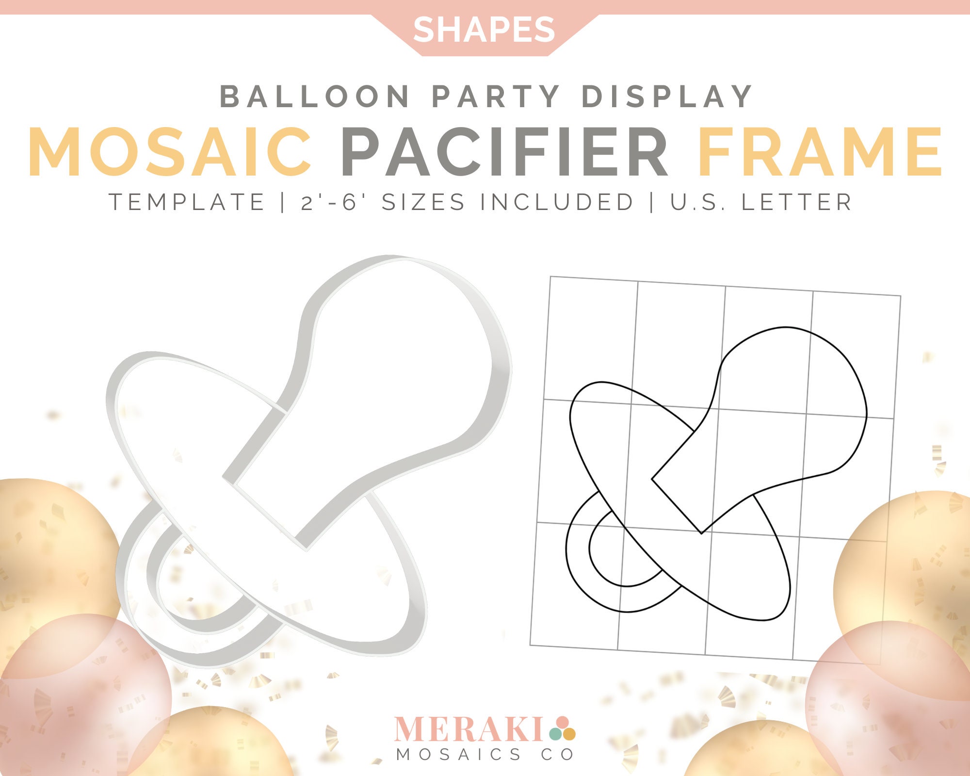 Baby Pacifier Template