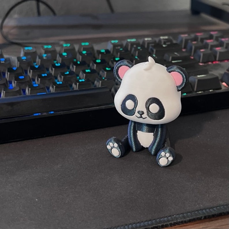 Cute Panda - 3D Printed - Etsy