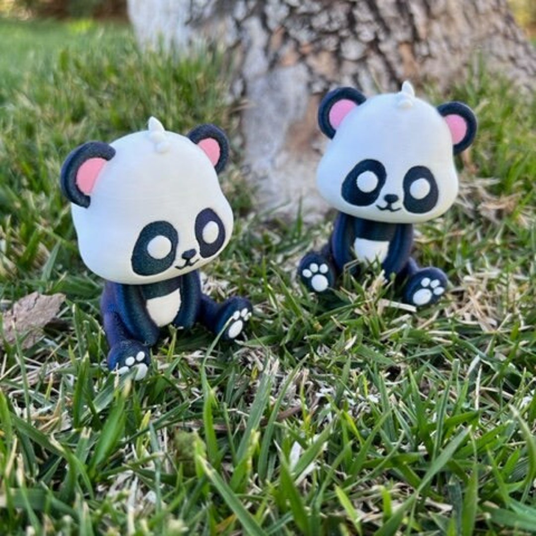 Cute Panda - 3D Printed - Etsy
