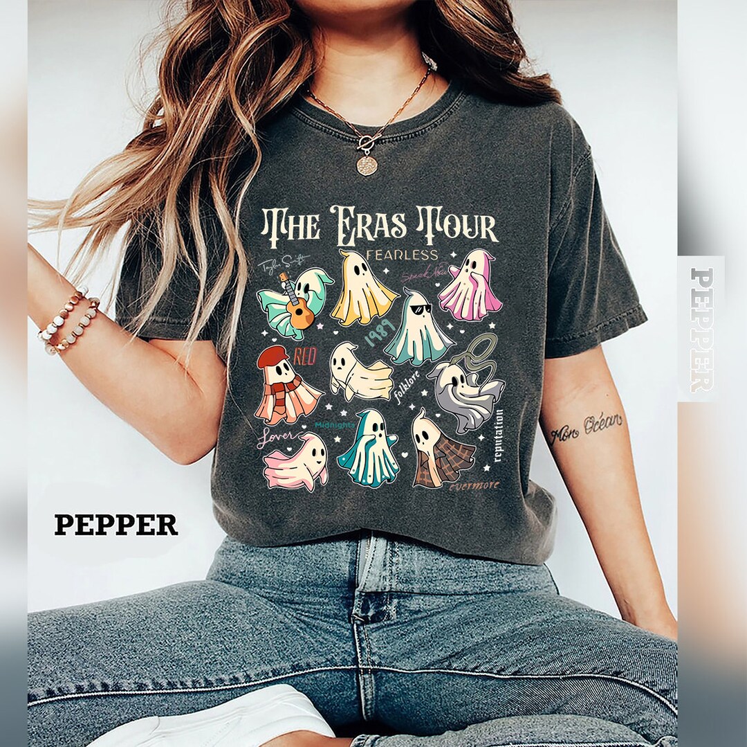 Comfort Colors® the Eras Tour Ghost Shirt Swiftie Eras Tour - Etsy