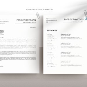 Modern Resume Template ,apple Pages, Microsoft Word, Canva Professional ...