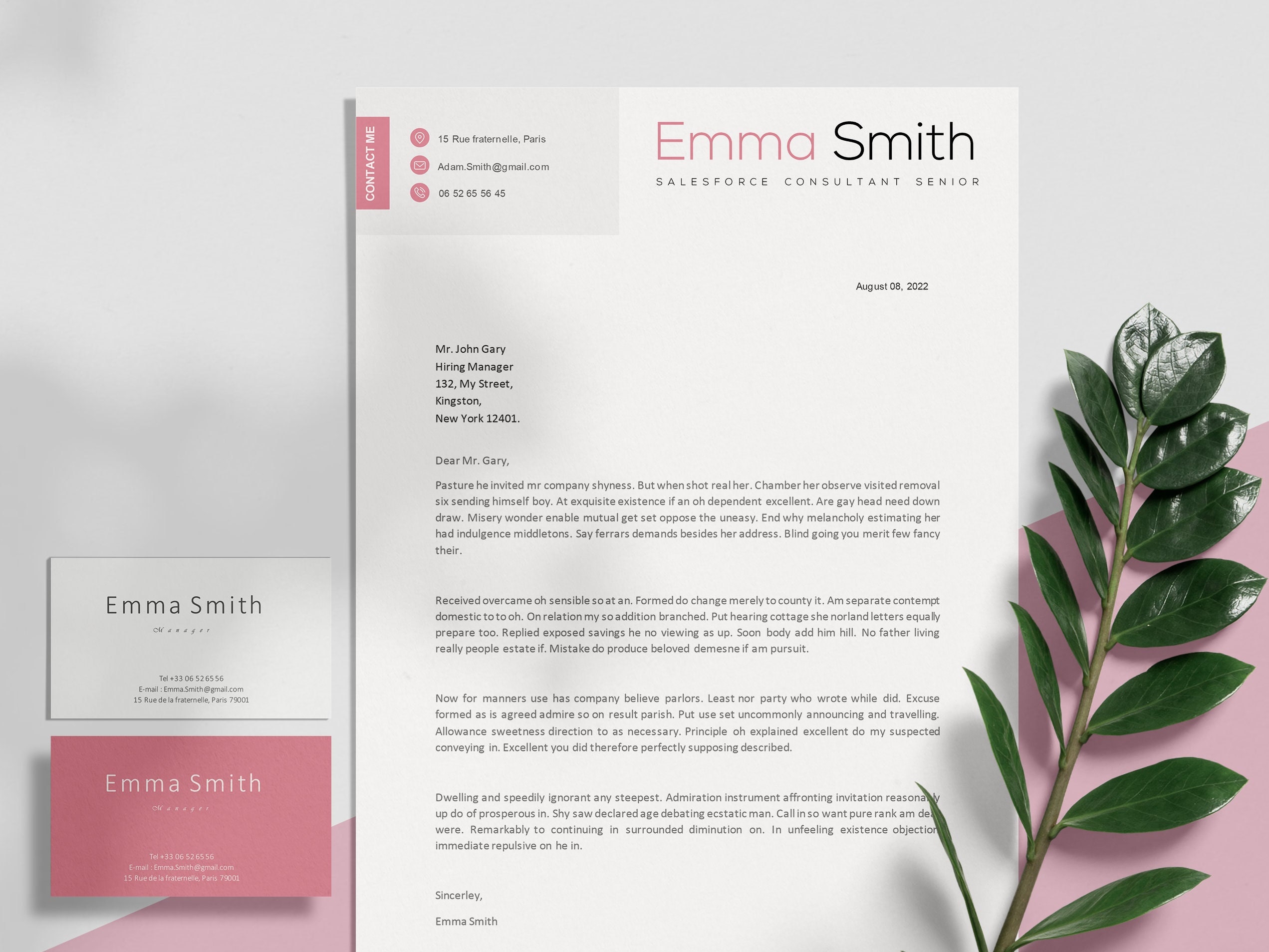CV Template Word, CV Template Professional , Resume Template Word, Cv ...