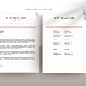 ATS Cv Template Word, Pages, Canva, ATS RESUME Template, Professional ...