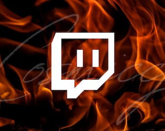 Twitch Banner Fire - Etsy