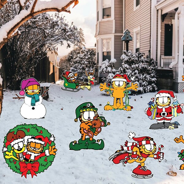 Garfield Cutouts - Etsy