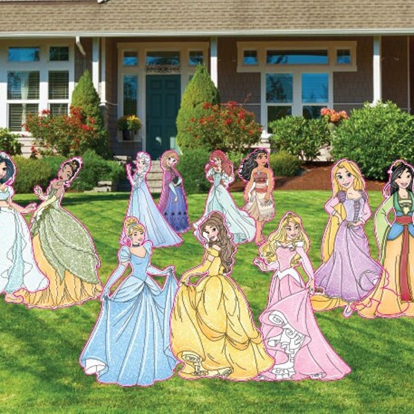 Princess Cut Out Yard - Etsy