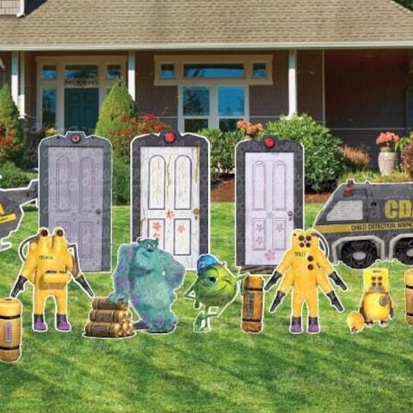 Monster Inc Cutouts - Etsy