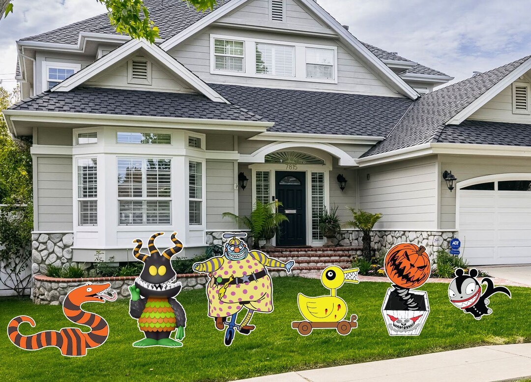 Nightmare Before Christmas Harlequin Demon, Clown, Vampire Duck, Oogie ...