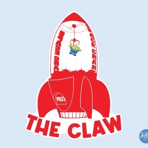 The Claw Toy Story Aliens Rocket Ship Pizza Planet Decoration Party ...