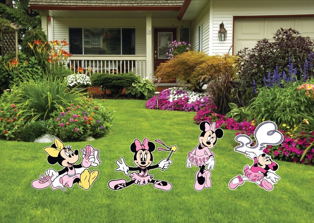 Minnie Mouse Ballerina Pink Tu Tu Ribbon Tippy Toes Themed Party Event ...