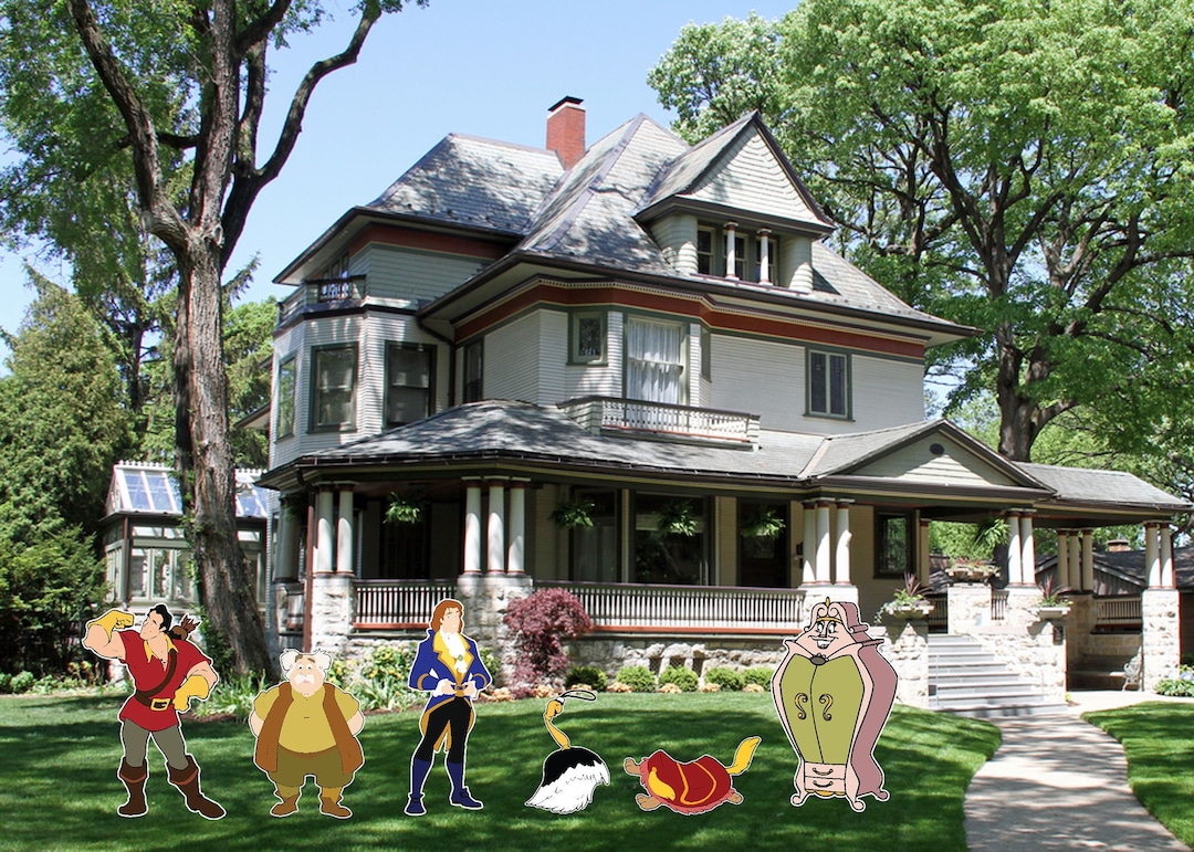 Buy Beauty and the Beast, Gaston, Father, Prince, Wardrobe, Fifi ...