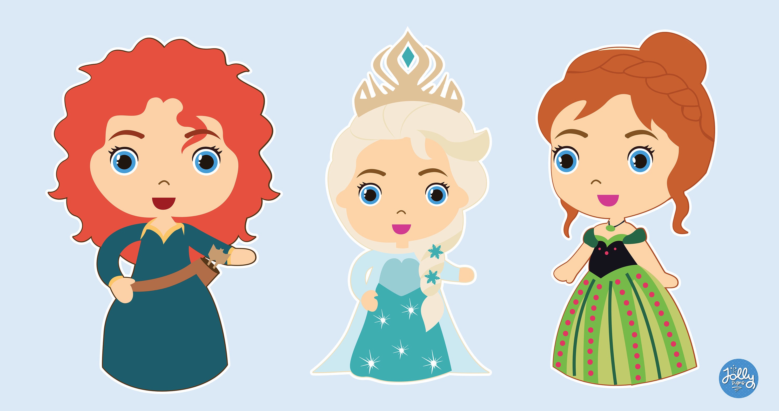 Disney Baby Princess Merida Elsa Anna Cinderella Belle - Etsy