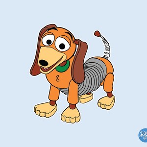 Toy Story Characters Mrs. Potato Head, Slinky, Forky, Wheezy, Emperor ...