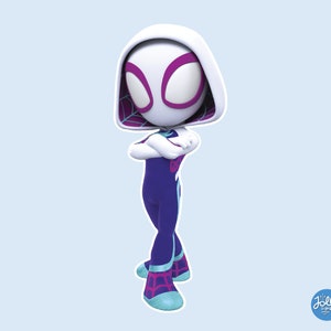 Spidey and His Amazing Friends Spider Man Spin Ghost Spider Trace E ...