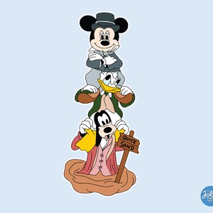 Haunted Mansion Stretch Room Characters Tightrope Minnie, Dynamite ...