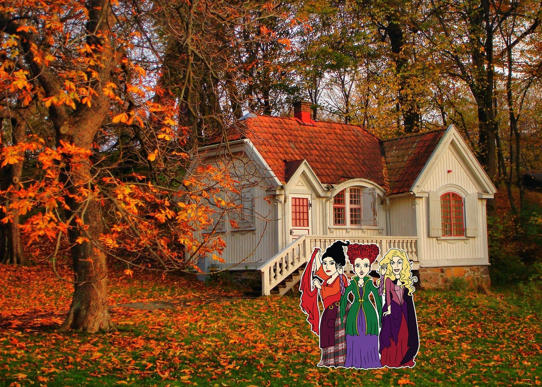 Hocus Pocus Sanderson Sisters Disney Halloween Mary Winifred Sarah Yard ...