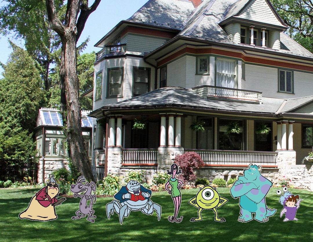 Monsters Inc Mike Wazowski, Sulli, Boo, Randall Boggs, Roz, Henry ...