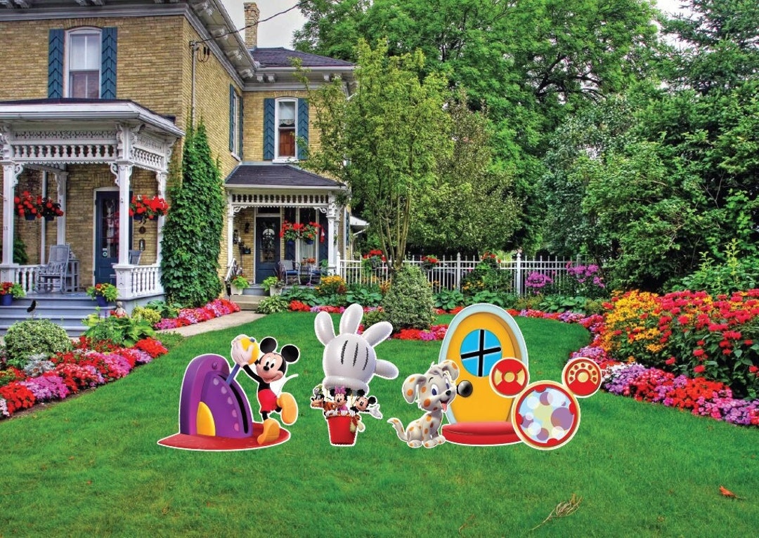 Mickey Mouse Clubhouse Photo Props Door Bella Dog Toodles Birthday ...