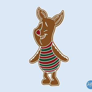 Gingerbread Disney Iconic Characters Stitch Remy Olaf Piglet Pascal ...