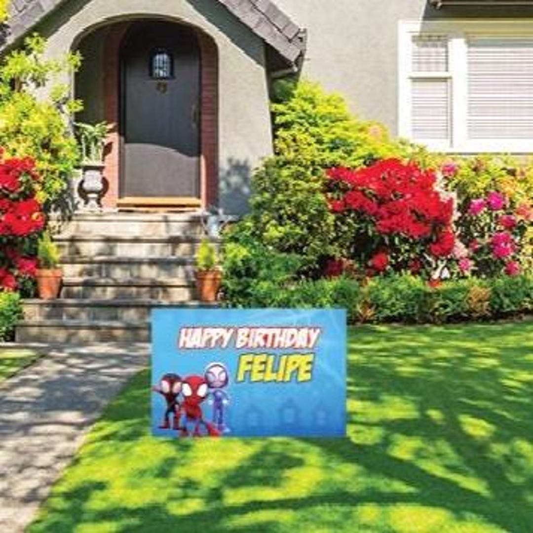 Spidey and His Amazing Friends Personalized Name Themed Birthday Party ...
