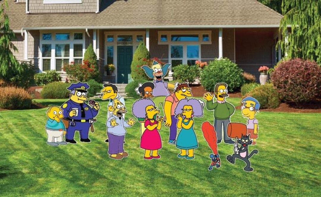 Simpsons Additional Characters Patty Selma Moe Flanders Krusty Ralph ...