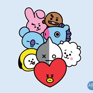 Cute Animal Cartoons Music Kpop Sheep Dog Party Heart Horse Koala Yard ...