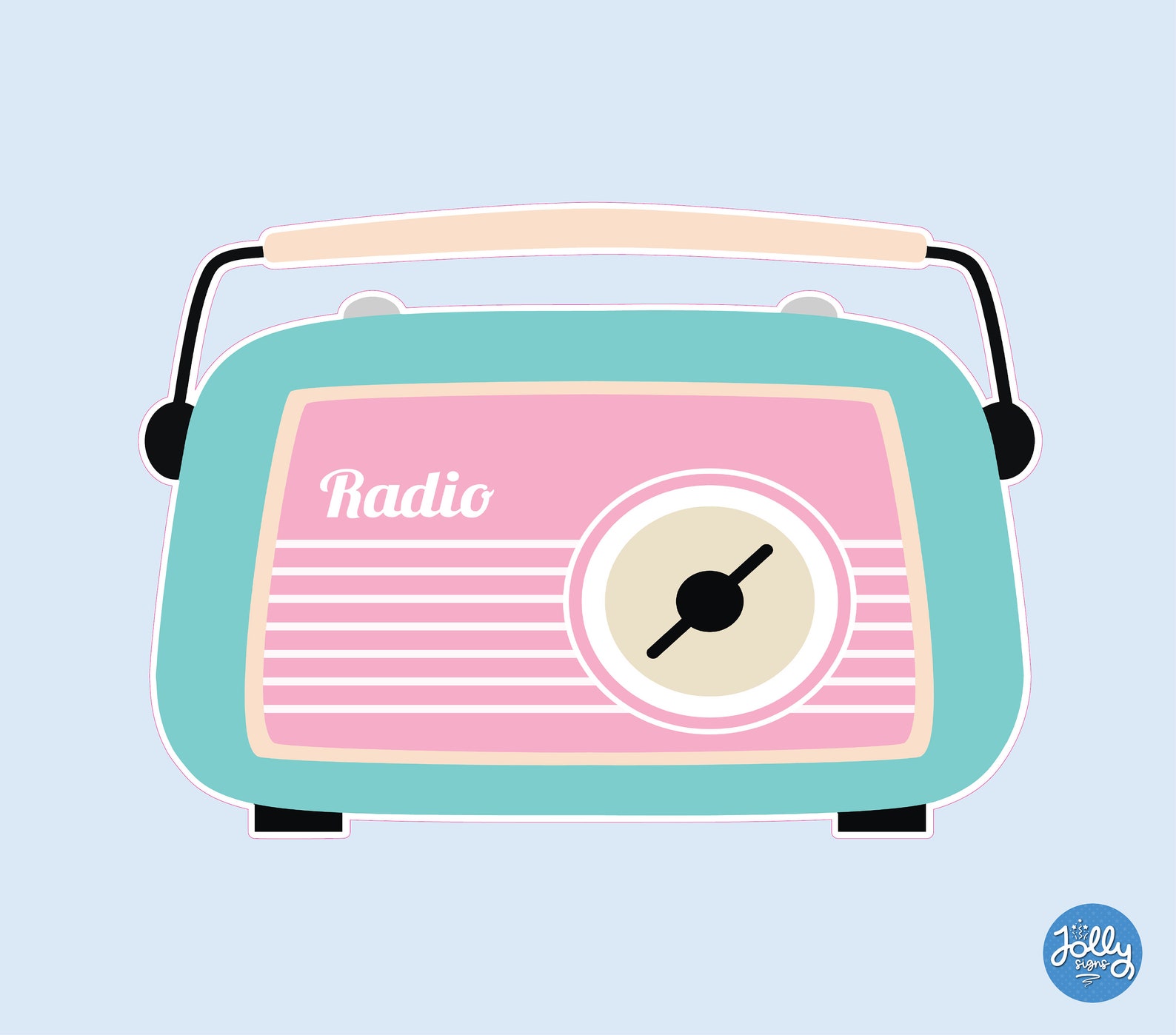 1950s Decade Themed 50s Era Grease Diner Vintage Retro Jukebox Car Pink ...