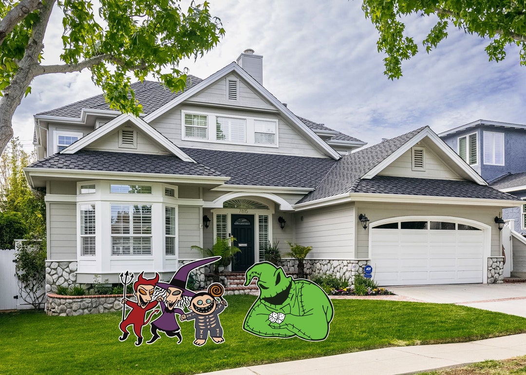 Nightmare Before Christmas Oogie Boogie Man, Lock, Shock and Barrell ...