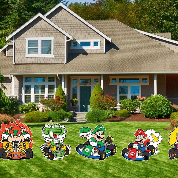 Mario Kart Cut Outs - Etsy